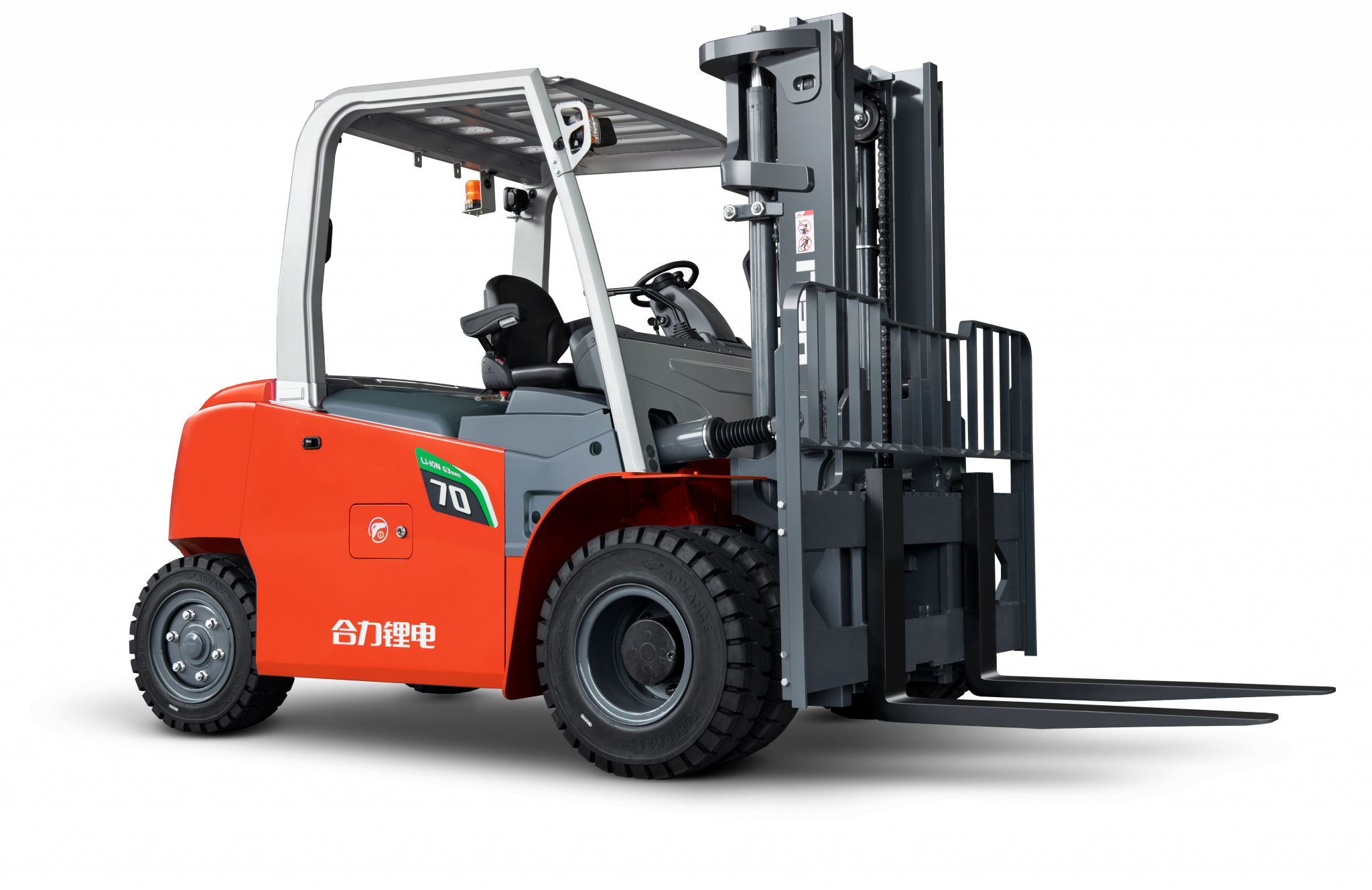 6-10t G3 Series Four Wheel Electric Forklift (Dual drive) - HELI